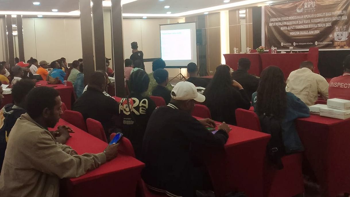 KPU Bimtek Penggunaan Aplikasi Coklit Bagi Pantarlih - Papua60Detik