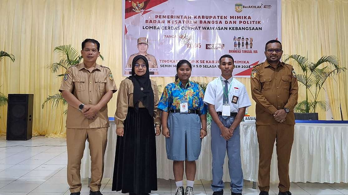 Kesbangpol Gelar Cerdas Cermat Wawasan Kebangsaan Siswa - Papua60Detik