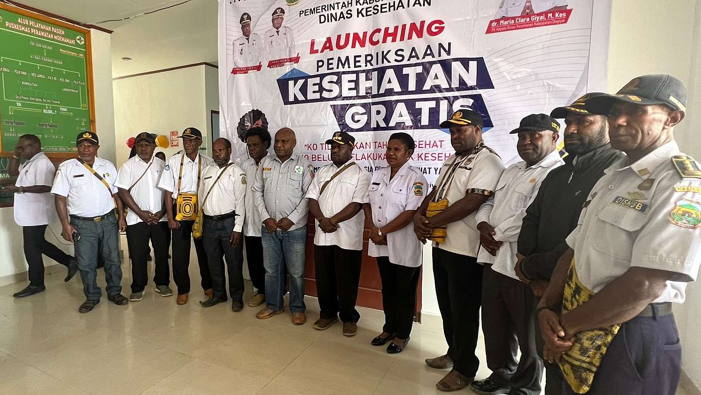 Bupati Dogiyai Luncurkan Program Pemeriksaan Kesehatan Gratis ...